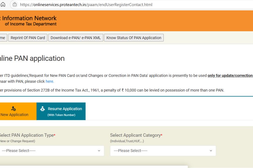 PAN Card India – Apply, Track & Manage PAN via NSDL (Protean eGov) - TN ...