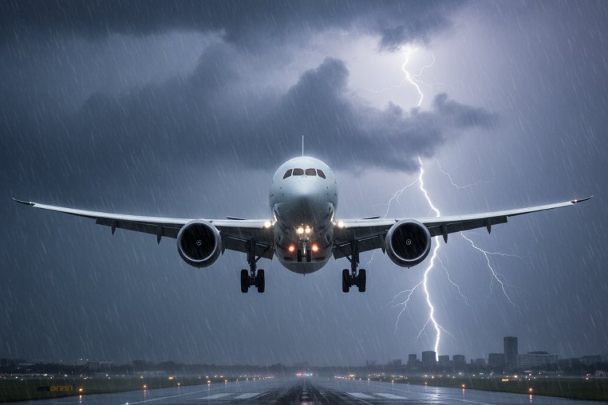 Landing in Heavy Rain & Lightning | How Pilots Handle Storms - TN News ...